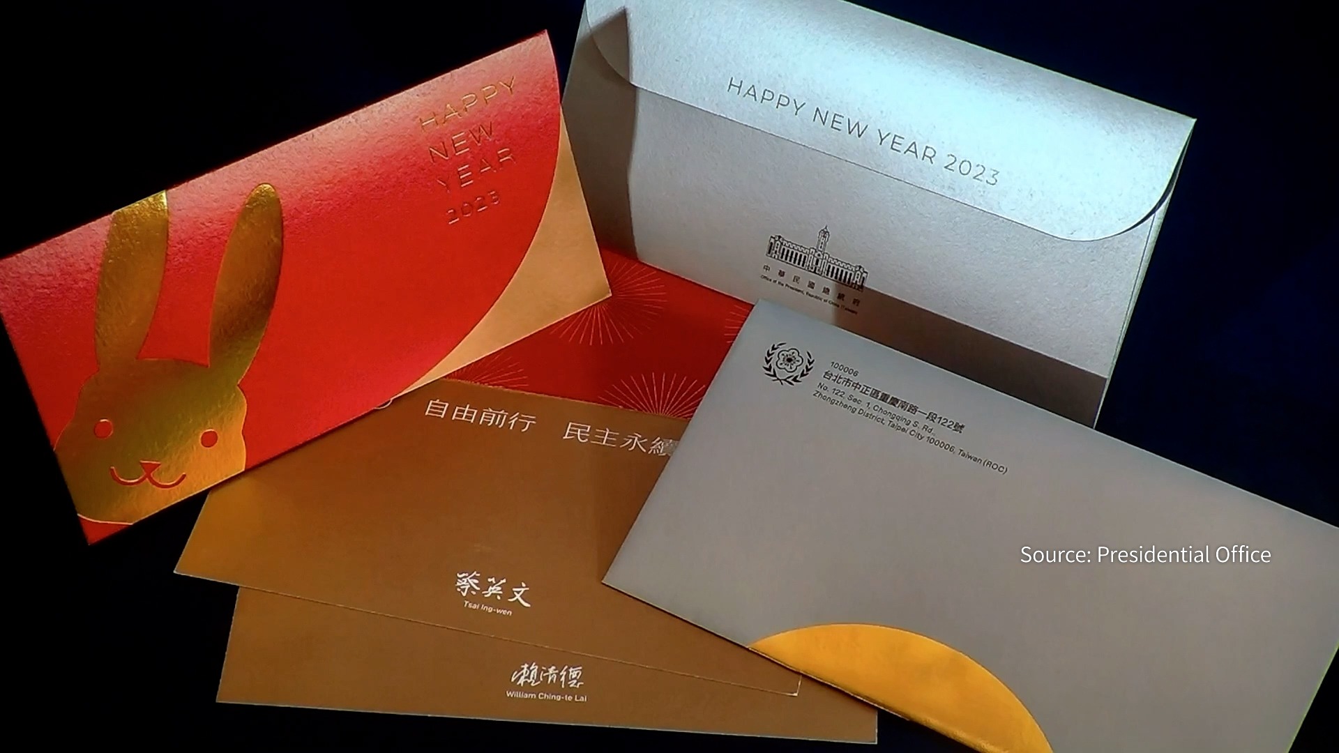 Taiwan President Releases Gifts for the Year of the Rabbit - TaiwanPlus