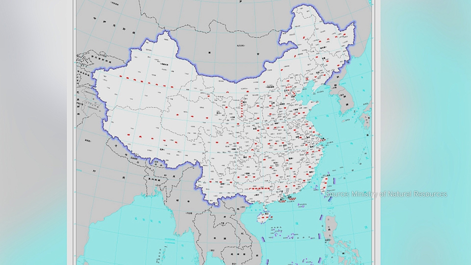 map southeastern china