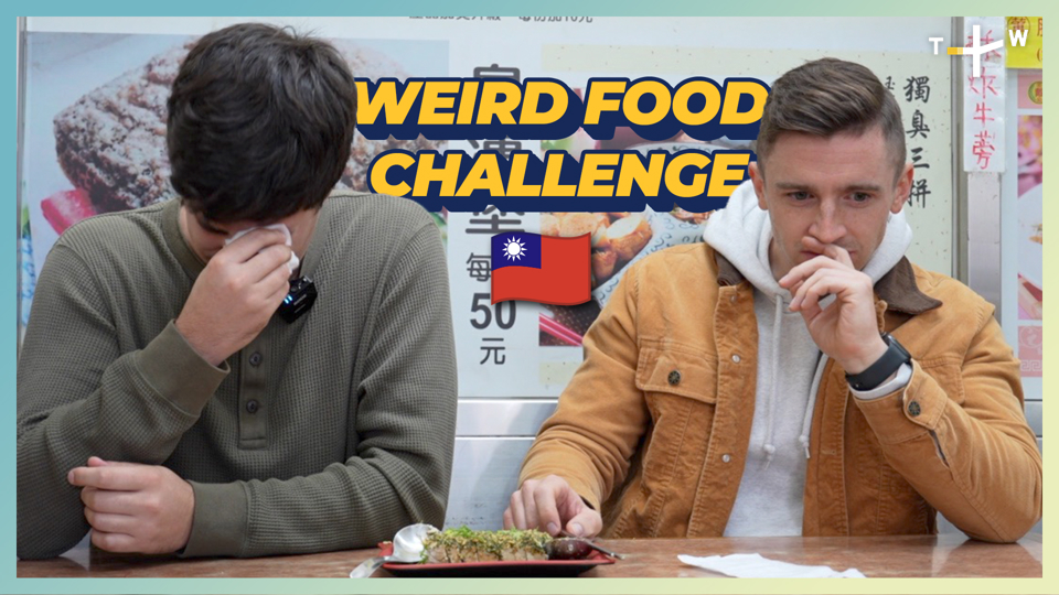 Top 5 x Luke Martin: Weird Food Challenge (ft. Logan Beck) Ep3 - TaiwanPlus