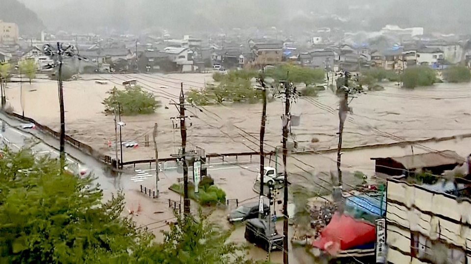 Japanese Authorities Order Thousands To Evacuate From Heavy Rain ...
